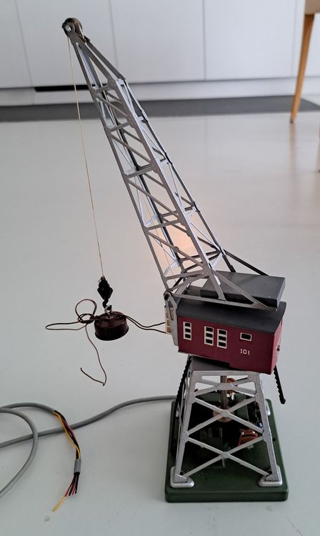 Märklin 7051, Ferngesteuerter Drehkran mit Hebemagnet, H0 | Kaufen auf Ricardo