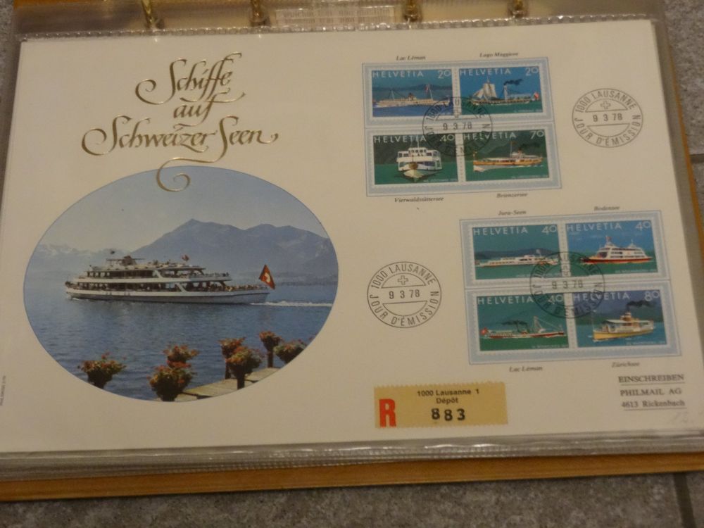 FDC 1978 Schiffe auf Schweizer Seen LUXUSBRIEF | Kaufen auf Ricardo
