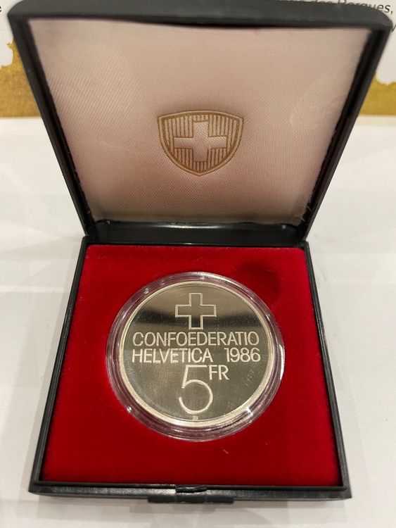 Pièce commémorative de 5CHF (Neu und originalverpackt) in Geneve für ...