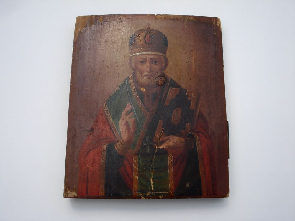 Eine antike Russische Ikone (Gebraucht) in Basel für CHF 800 – mit Lieferung auf Ricardo kaufen