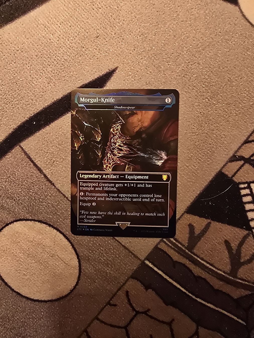 Morgul-Knife (Shadowspear) Magic: The Gathering Karte! (Gebraucht) in ...