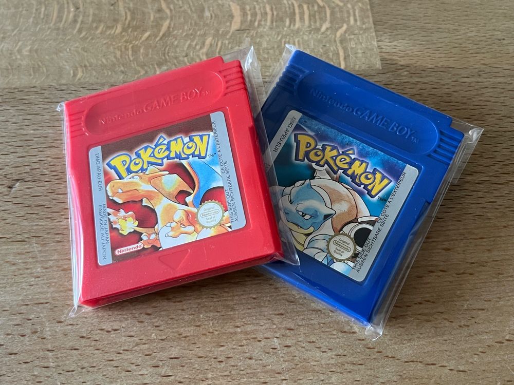 Pokémon Red & Blue Version, ENG, Game Boy Bundle (Gebraucht) in Thalwil ...