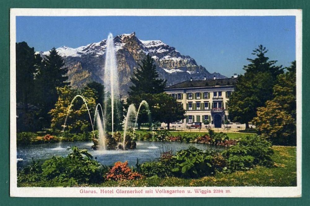 Glarus, Hotel Glarnerhof mit Volksgarten und Wiggis (Gebraucht) in Sargans für CHF 1 – mit ...