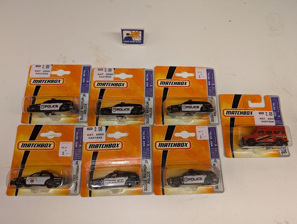 Matchbox Polizei Autos Sammlung, viele verschiedene Modelle! (Gebraucht ...