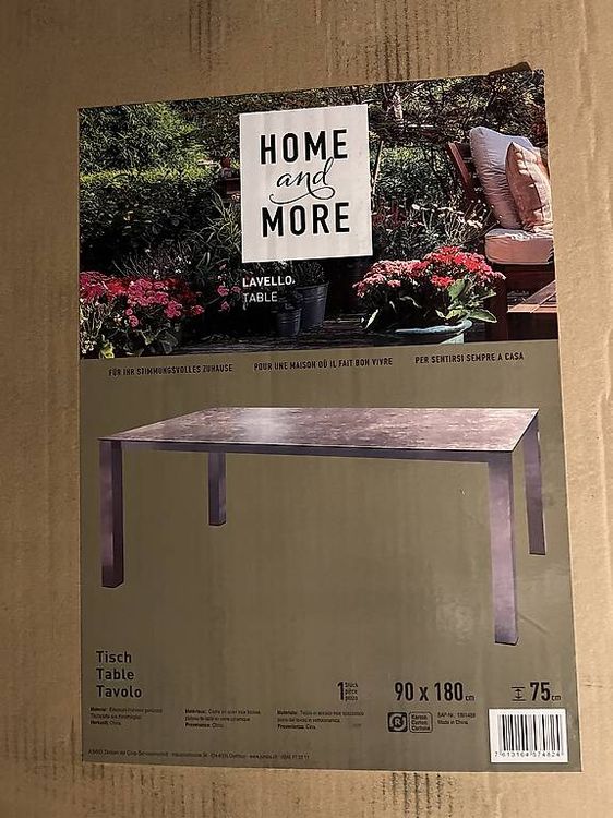 Schöner.Tisch!!.Material Stahl.Glas.Keramik (Neu und originalverpackt) in Emmenbrücke für CHF ...