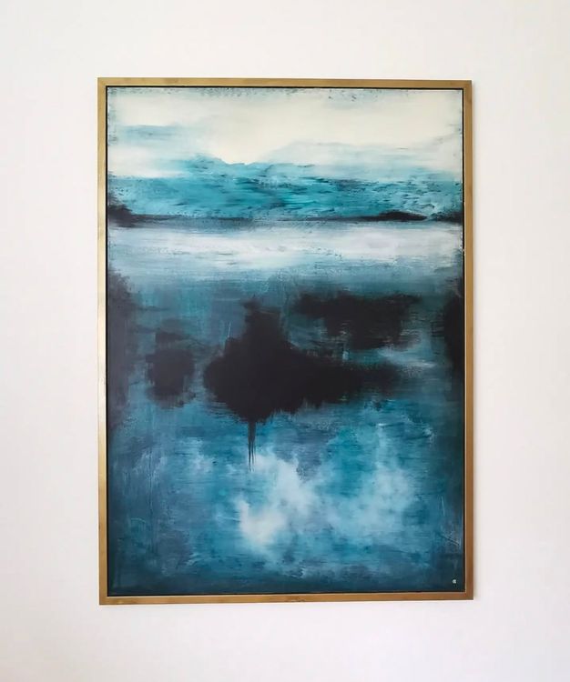 Gemälde mit Rahmen / Painting with frame / Peinture + cadre (Neu ...