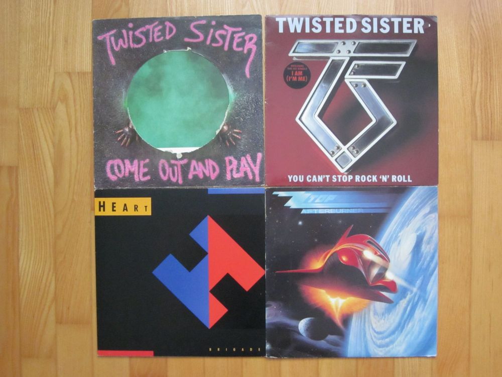 Hardrock Set 21 LPs Twisted Sister, Rush, Ram Jam, Victory (Gebraucht ...
