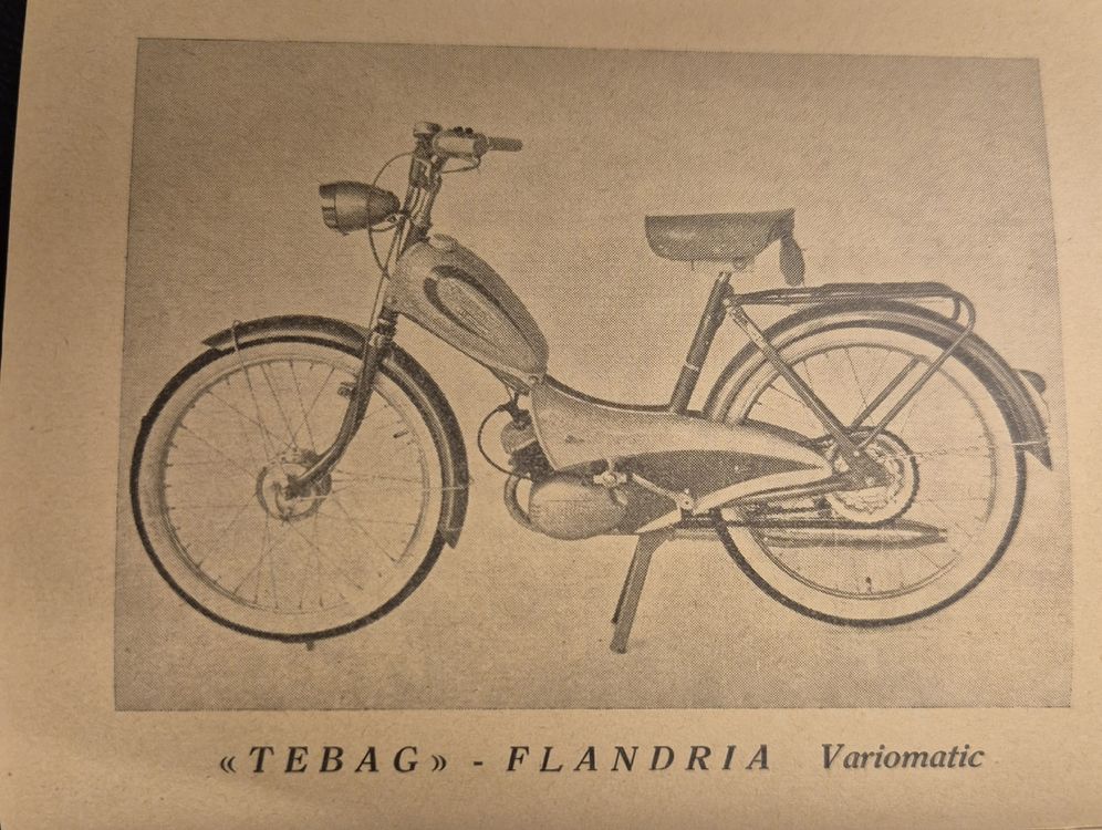 Mofa Tebag Betriebsanleitung.Kein Sachs,Puch (Gebraucht) in Neuenkirch ...