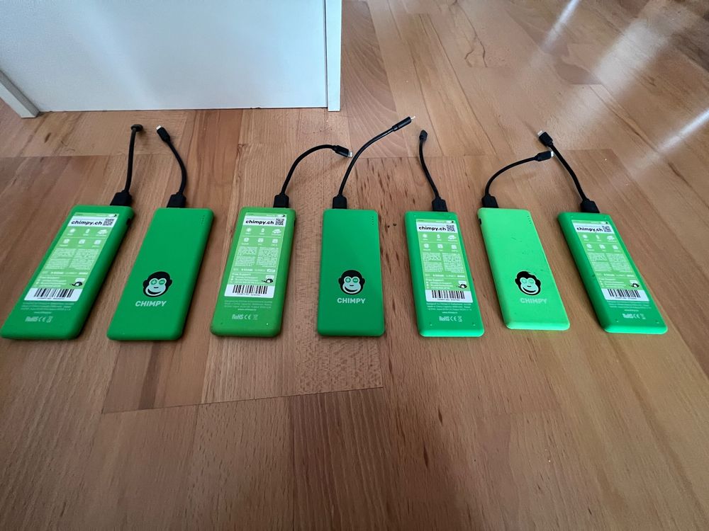 CHIMPY POWERBANK für mit iphone USB Kabel (Gebraucht) in Erlen für CHF ...