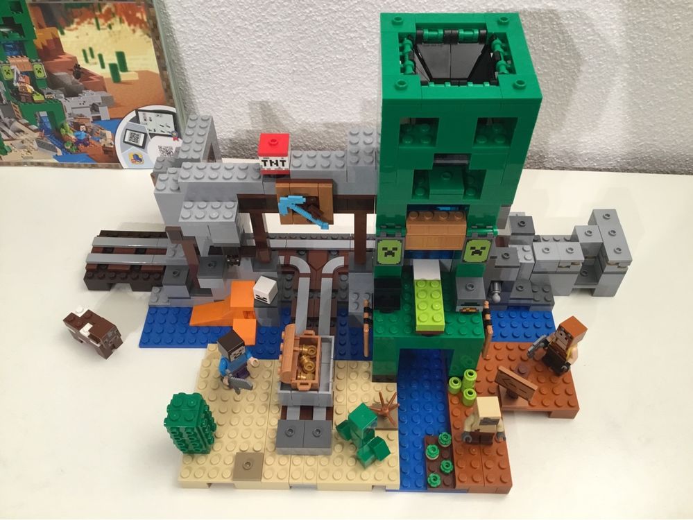 Lego Minecraft the Creepermine 21155 von 2019 komplett (Gebraucht) in ...