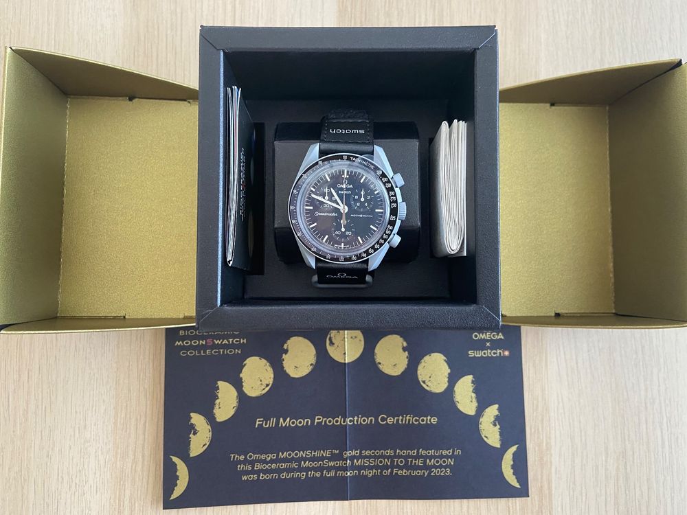 Swatch x Omega - Moonswatch Gold Edition (Neu und originalverpackt) in ...