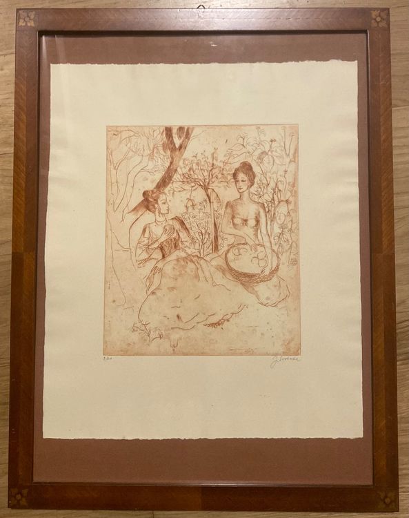 Radierung mit 2 Damme Unleserlich Signiert (Gebraucht) in Root für CHF 19 – mit Lieferung auf ...