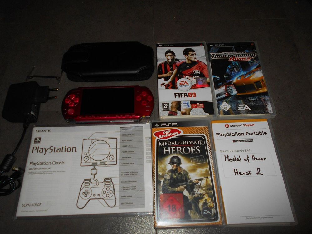 PSP 300er Serie inkl. Games | Kaufen auf Ricardo