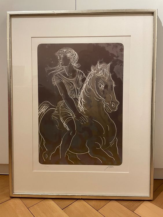 Hans Erni - Mädchen mit Pferd | Kaufen auf Ricardo
