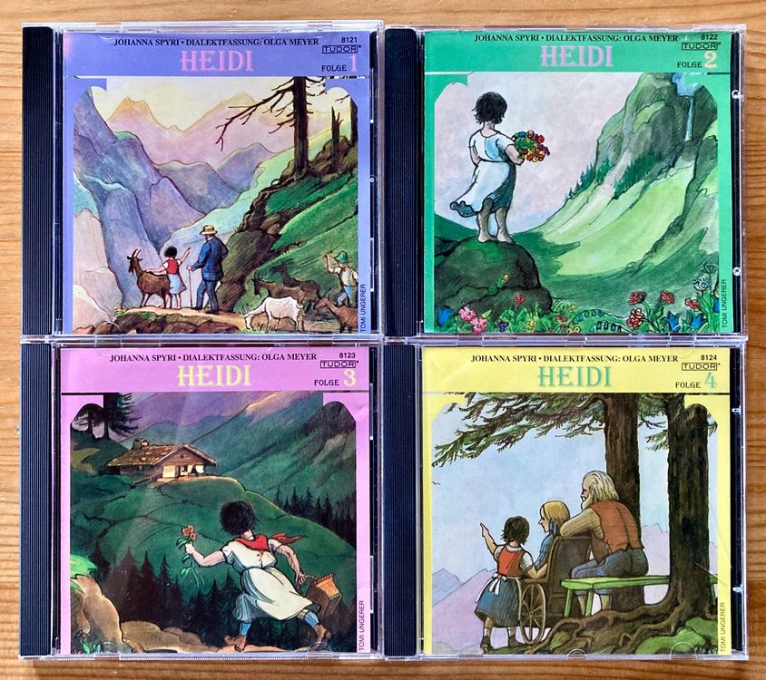Rarität(en): 4x Heidi (Dialekt, Tudor, 1976/1995) (Neu (gemäss ...