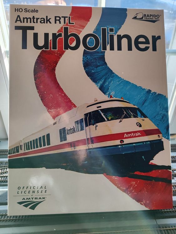 Rapido Trains H0 Amtrak Turbotrain Phase III – Neu OVP Sound (Neu und ...