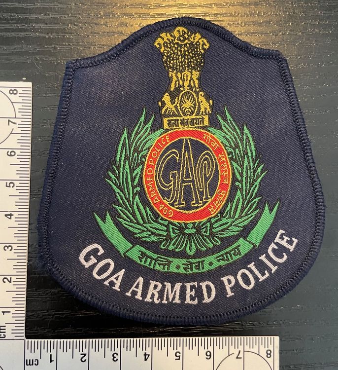 Polizeiabzeichen Indien GOA Armed Police (Neu (gemäss Beschreibung)) in ...