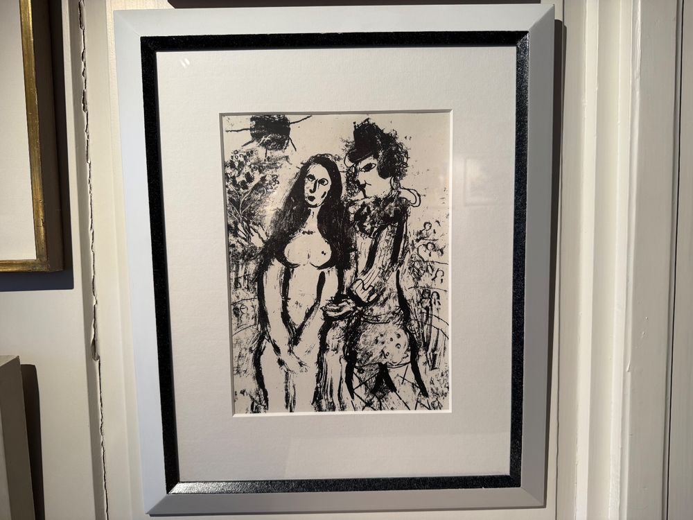 Original Marc Chagall Lithographie, gerahmt, Top Zustand! (Neu und ...
