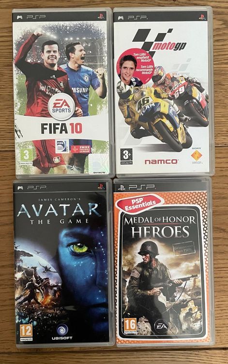 PSP Games Medal of Honor, MotoGP, Avatar, FIFA | Kaufen auf Ricardo