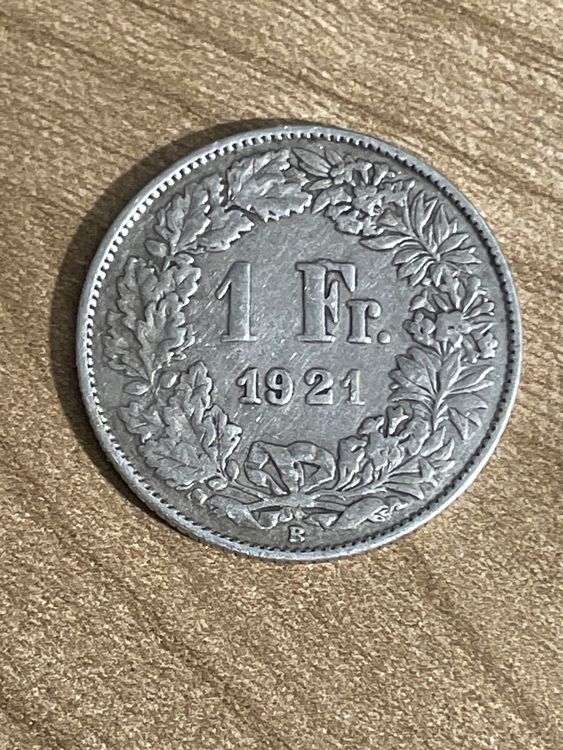 1 Franken Schweiz Silber 1921 | Kaufen auf Ricardo