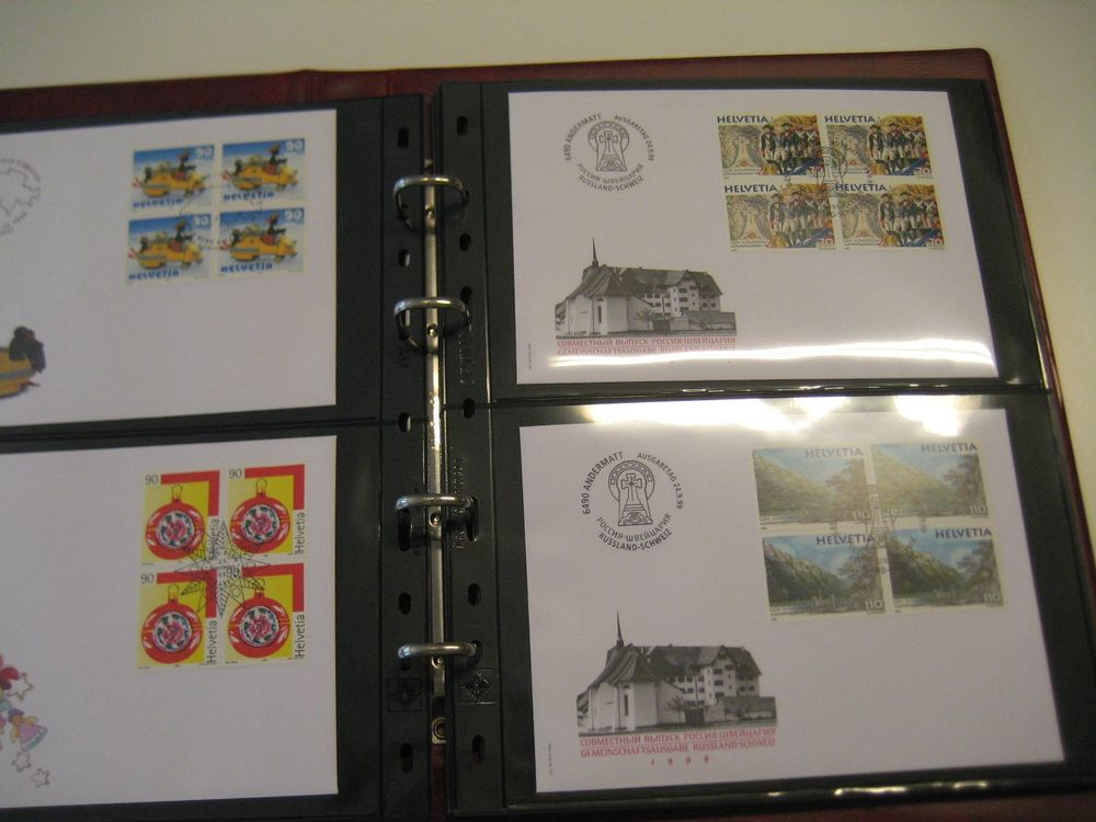 Schweiz - Viererblock FDC - Lot, Frei- und Sondermarken | Kaufen auf Ricardo