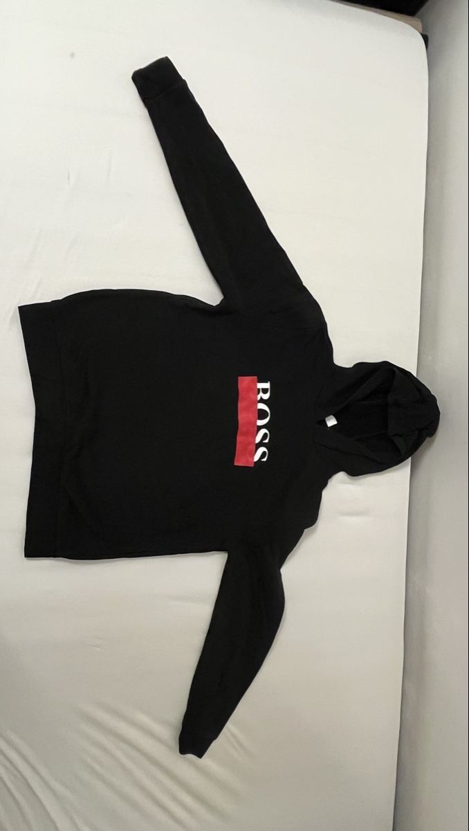 Hugo Boss Hoodie Noir – Taille 16ans (S/M) (D'occasion) à Geneve pour ...