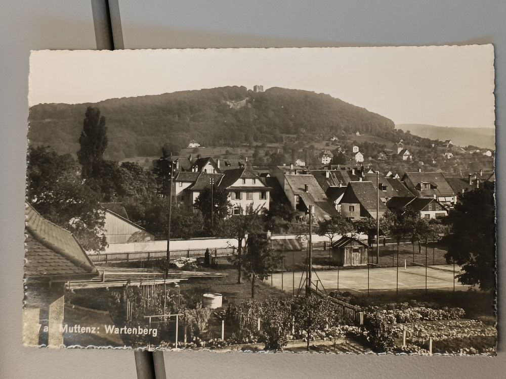 Photo Karte / Muttenz - Wartenberg Gelaufen 1952 (Gebraucht) in Brugg ...