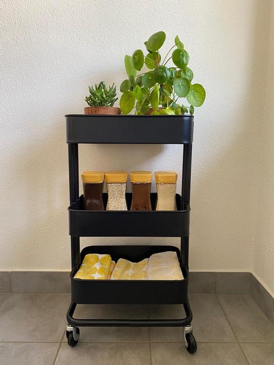 Servierwagen, schwarz RÅSKOG (Ikea) | Kaufen auf Ricardo