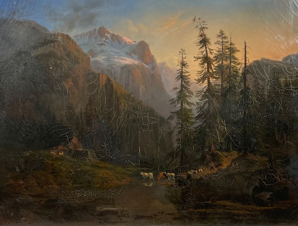 Georges Grisel (1811-1877) grosses Gemälde (Gebraucht) in für CHF 425 ...