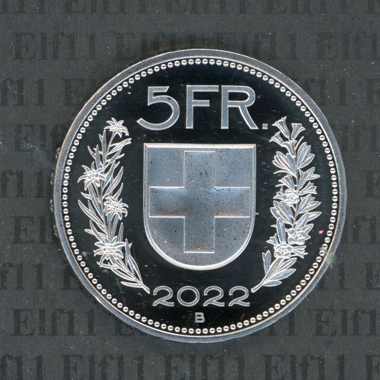 CHF___5.00 2022 stgl * nigelnagelneu! 5 Franken | Kaufen auf Ricardo