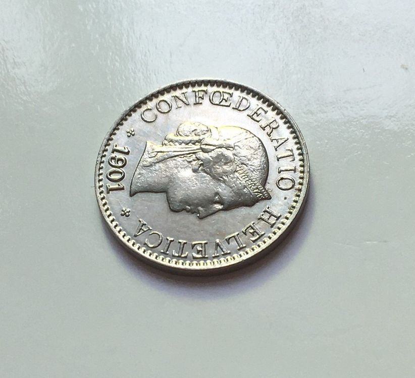 1901 5 Rappen unz / stgl | Kaufen auf Ricardo