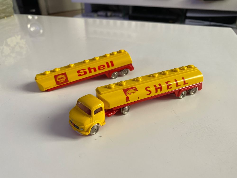 Lego Mercedes Shell Mit 2 Anghängern | Kaufen auf Ricardo