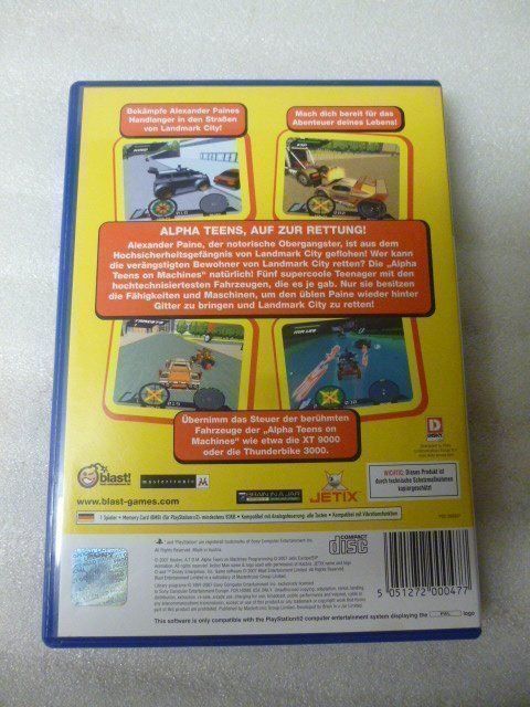 ACTION MAN ATOM ALPHA TEENS ON MACHINES - Playstation 2 (Gebraucht) in ...