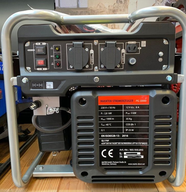 Inverter Stromgenerator MATRIX PG 3000i / 3 kW / 230 V (Neu und ...