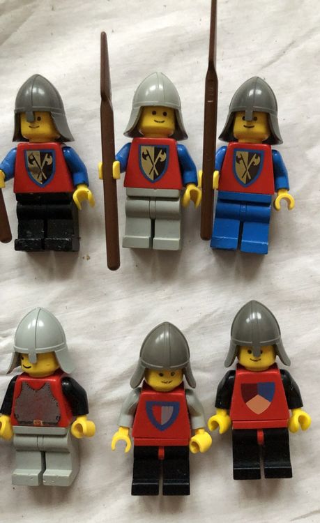 10x LEGO - Ritter - Minifiguren - 80er Jahre (Gebraucht) in ...