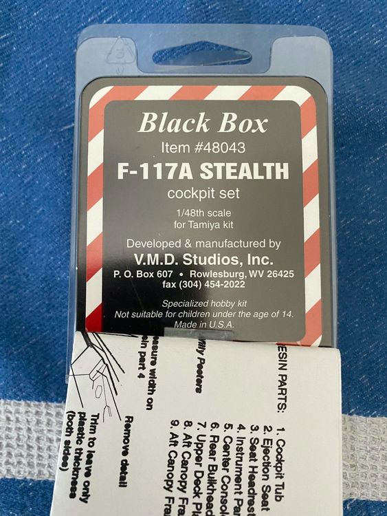 1/48 F-117A STEALTH FIGHTER COCKPIT SET | Kaufen auf Ricardo