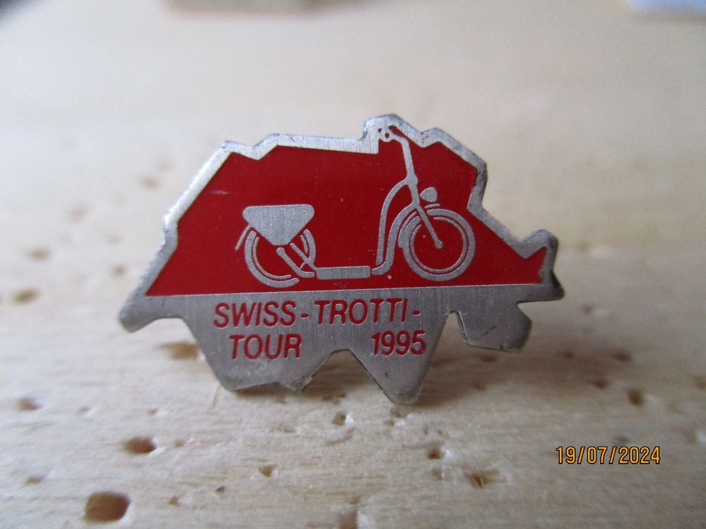 Swiss Trotti Tour 1995 Trotinette Pin | Kaufen auf Ricardo