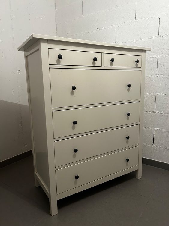 Commode Hemnes 6 tiroirs blanc (Gebraucht) in Epalinges für CHF 80 ...