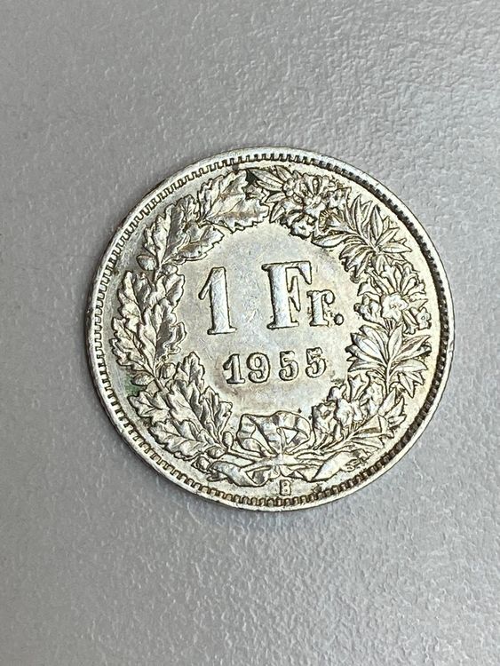 1 Fr. Silber Schweiz 1955 ss | Kaufen auf Ricardo