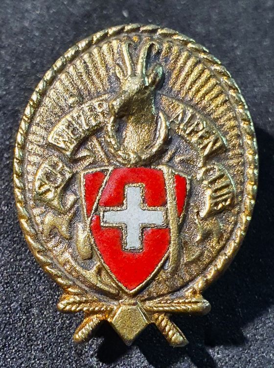 Y487 - Brosche / Pin SAC CAS Schweizer Alpen Club Abzeichen (Gebraucht) in Reinach BL für CHF 17 ...