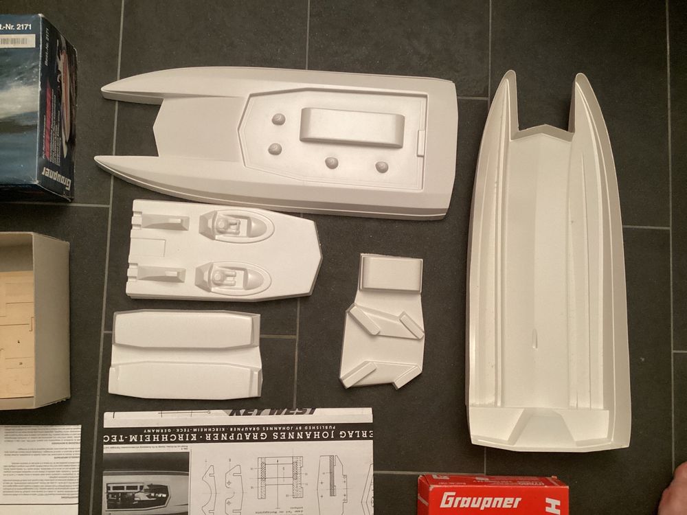 Rarität Graupner Keywest Best.- Nr. 2171 Renn- Katamaran neu (Neu und ...