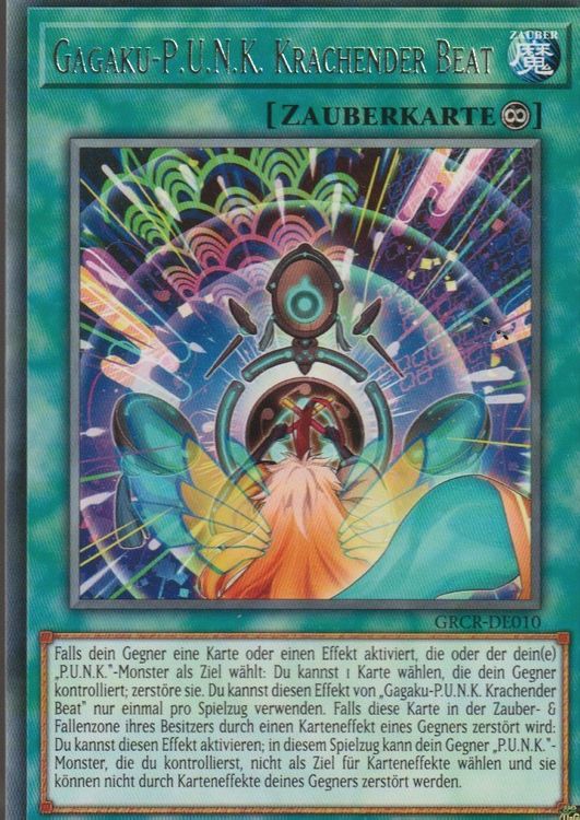 TCG YU-GI-OH! GRAND CREATORS GRCR DE 010 Gagaku-P.U.N.K. Kra (Neu (gemäss Beschreibung)) in ...