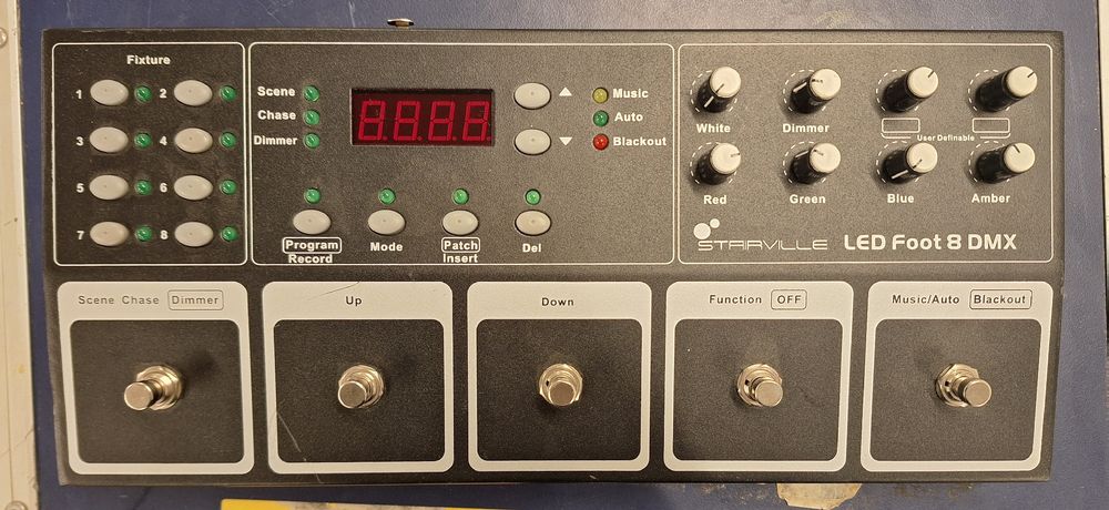 Starville LED Foot 8 DMX Fusscontroller Dimmer Pedal (Gebraucht) in ...
