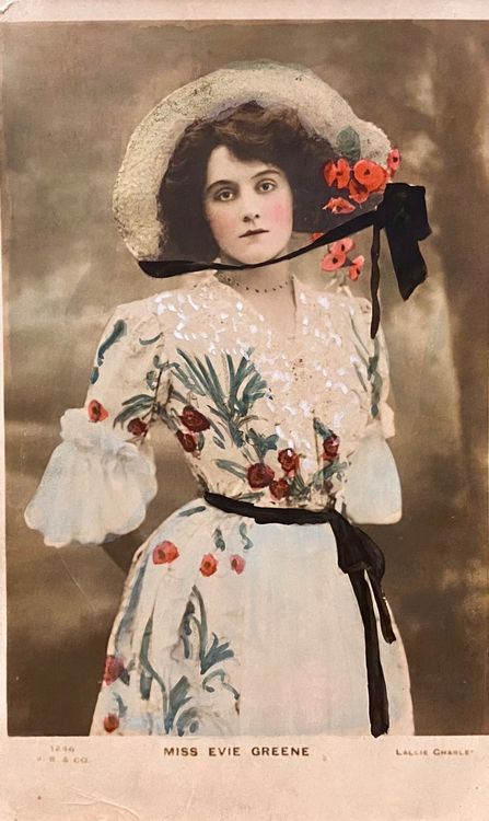 1904 - Antike Foto AK Miss Evie Greene aus England (Gebraucht) in Root für CHF 2 – mit Lieferung ...