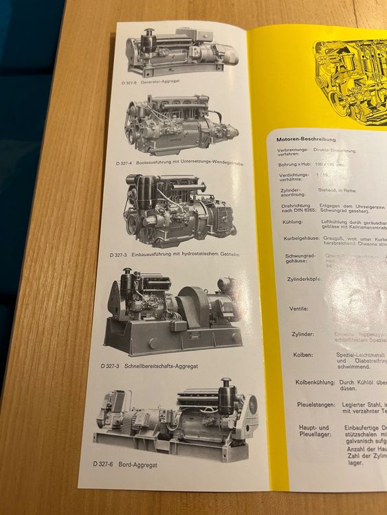 Originaler MWM Motoren Prospekt war in Fendt Schilter Deutz | Kaufen ...