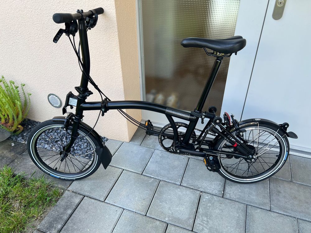 Brompton C-Line Explore Black Edition, 6 speed S-type handle (Gebraucht ...