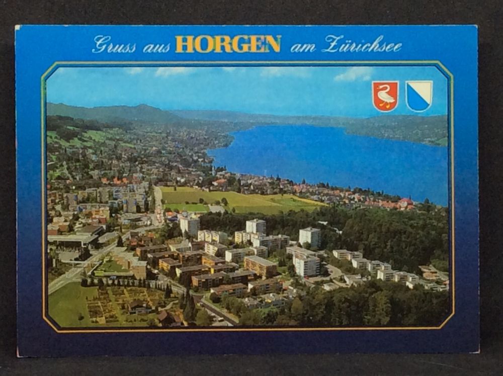 Horgen mit Kalkofen und Zürichsee (Flugaufnahme) (Gebraucht) in Widnau ...