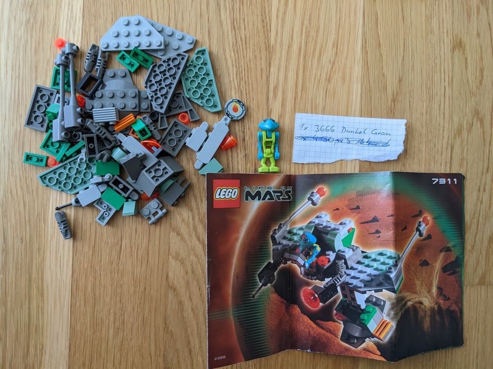 Lego Space Life of Mars Red Planet Cruiser 7311 ( 2001 ) (Gebraucht) in ...