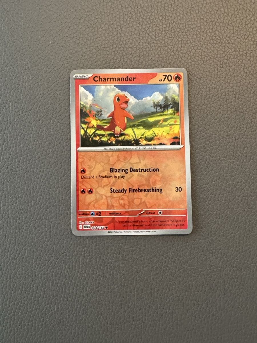 Pokemon MEW 151 EN Charmander 004/165 Reverse Holo (Neu (gemäss ...