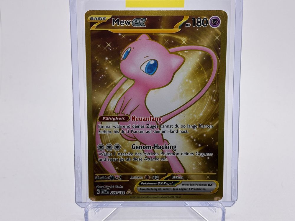 Pokémon 151 - Mew ex (MEW 205) - DE (Neu (gemäss Beschreibung)) in ...
